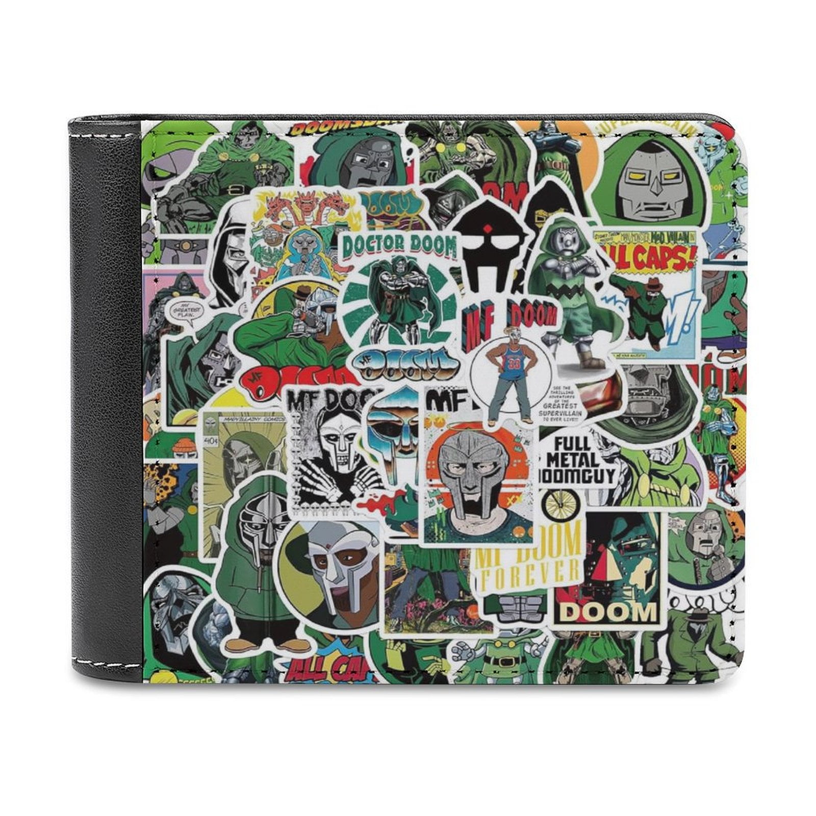 Mf Doom Wallet for Men Leather Purse Clutch Card Holders Travel Wallet ...