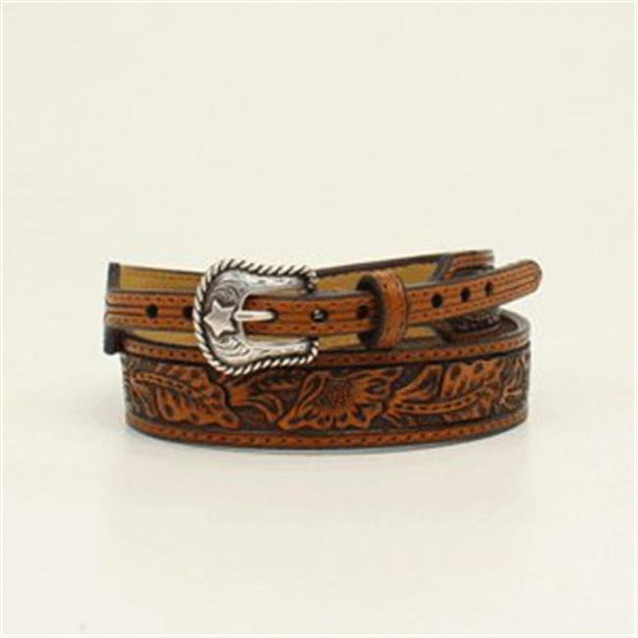 Mf Western Products Mens MF Brown 7/8` Floral Embossed Hat Band ...