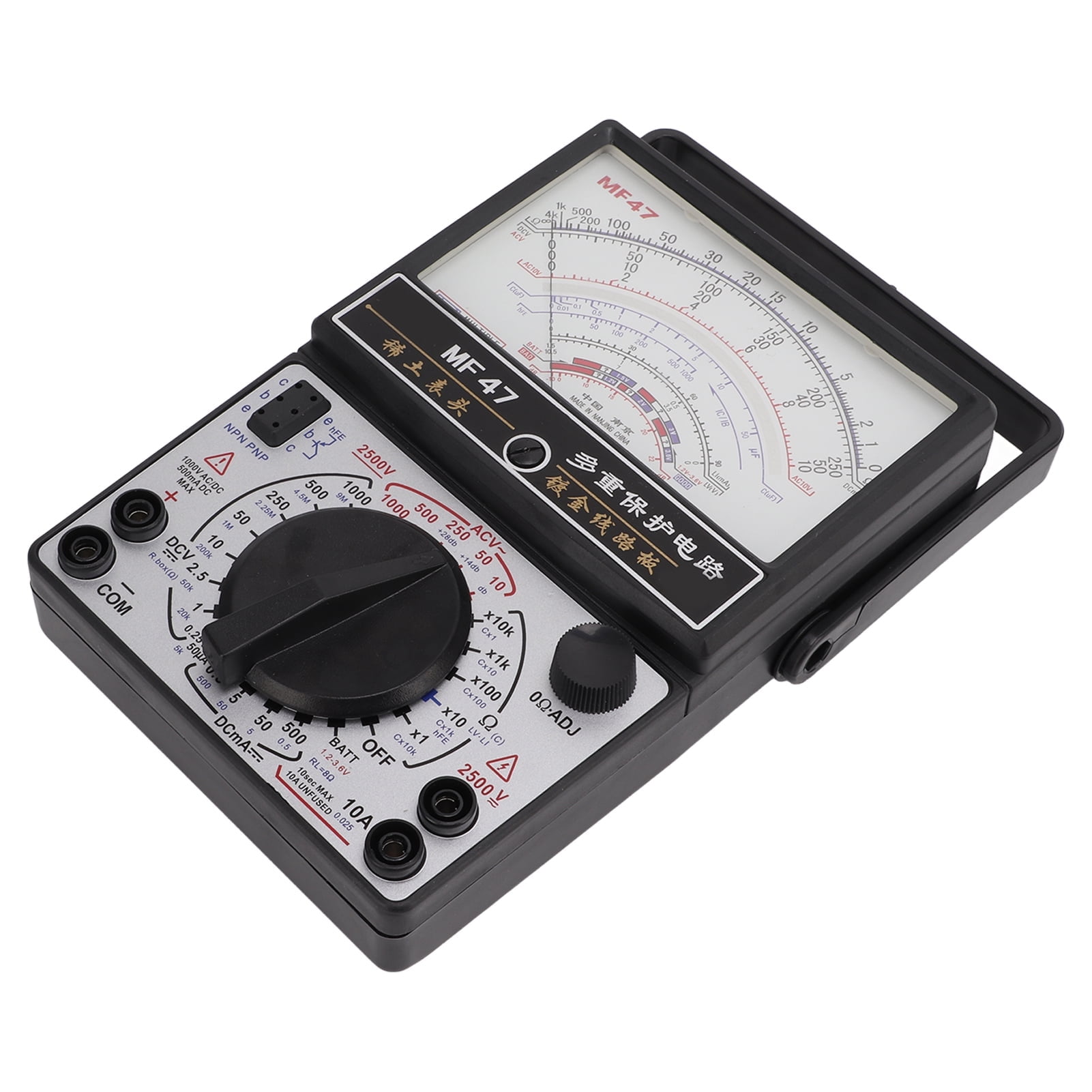 Mf47 Analog Multimeter, High Accuracy Analog Multimeter Voltmeter For ...