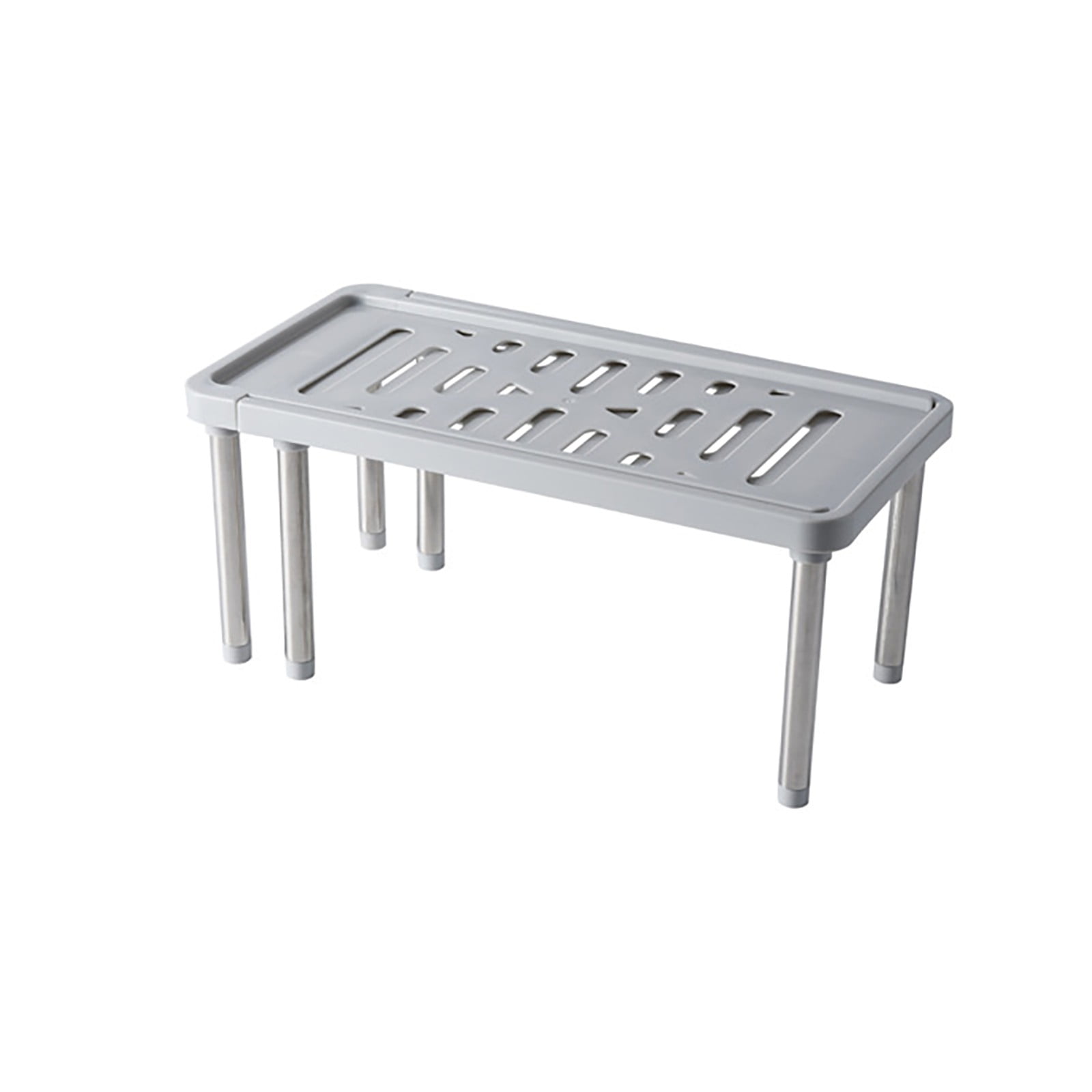 Mfigree 1 Pack Expandable Cabinet Countertop Shelves, Stackable Shelves ...