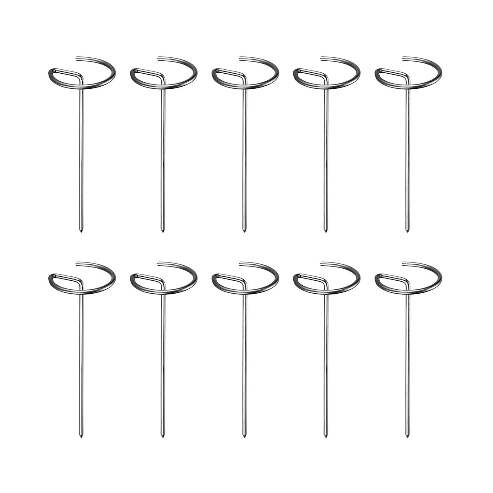 Mfigree 10 PCS Air Fryer Skewers Mini Kabob Skewer Stand Stainless ...