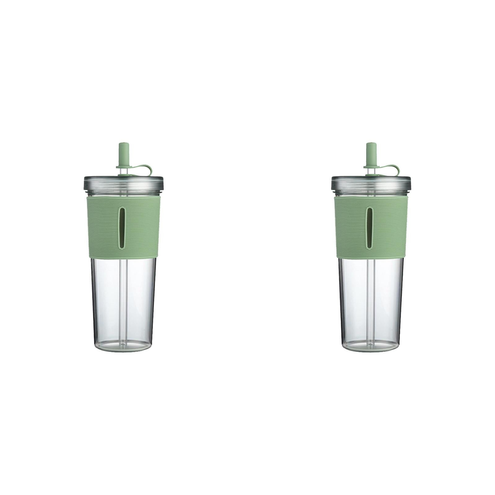 Mfigree 2PCS Acrylic Travel Tumbler with Lid and Premium Insulated ...