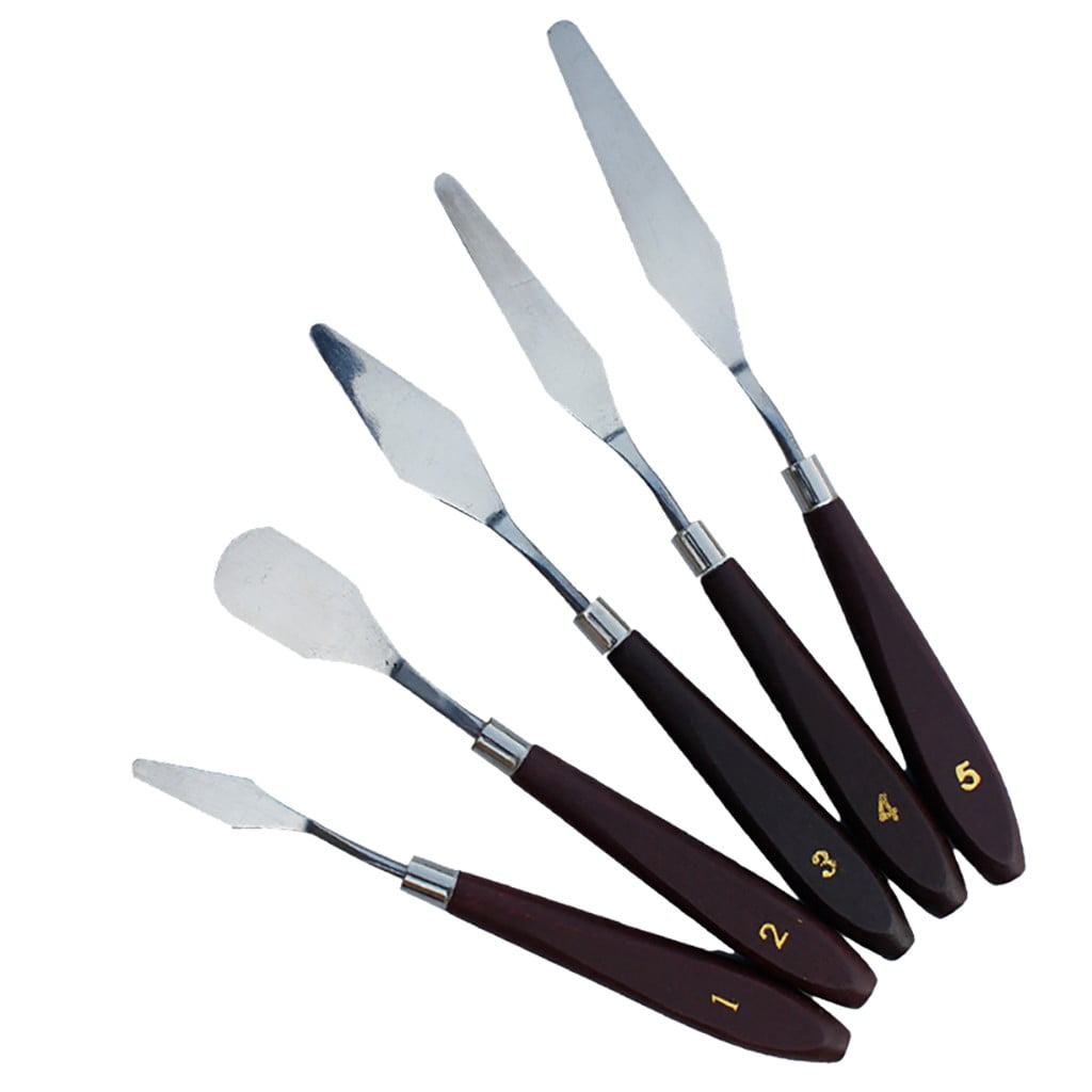 Mfigree 5PCS Painting Knife Set, Palette Knife Painting Tools, Oil ...