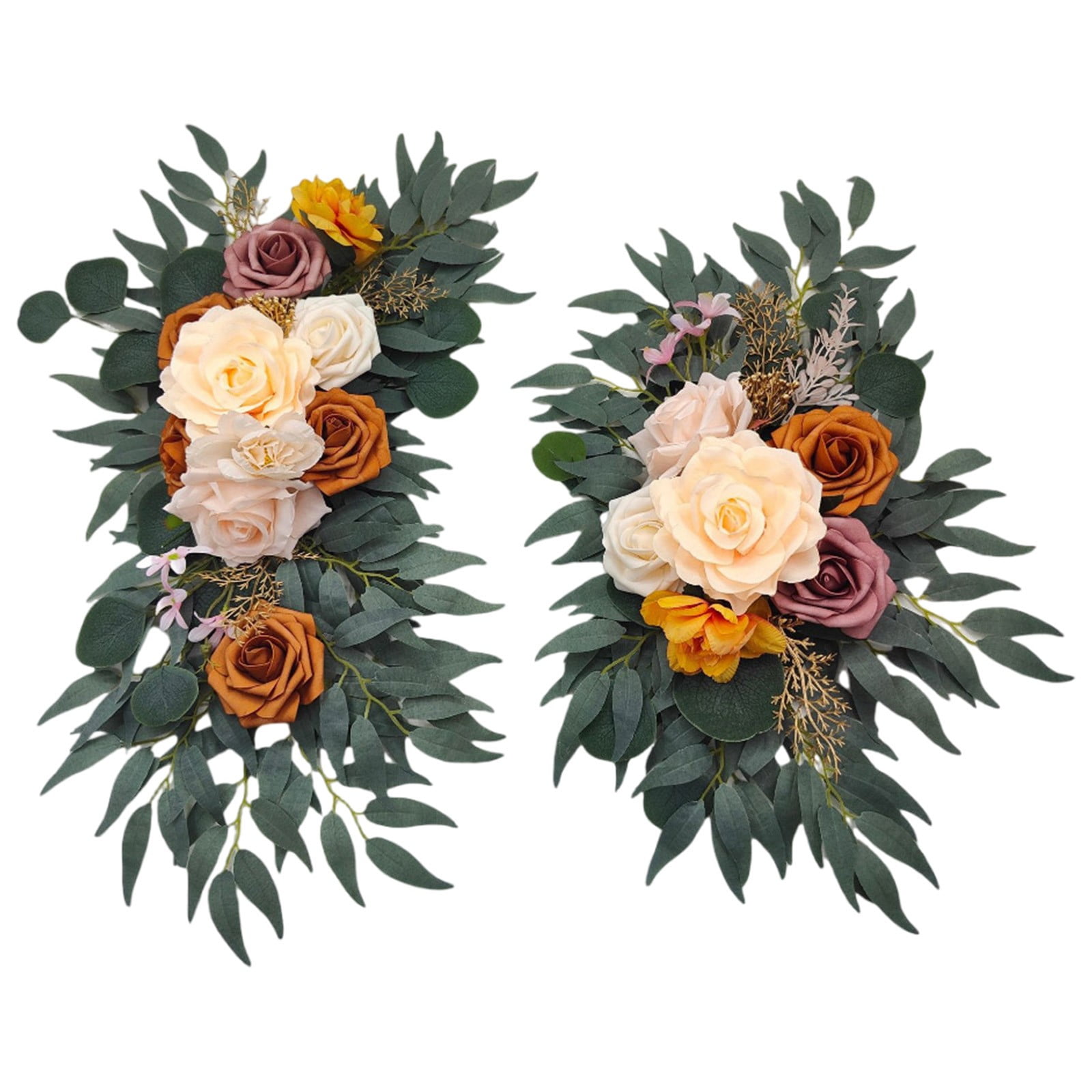 Mfigree Arch Flower Lintel Decoration - Artificial Floral Welcome ...