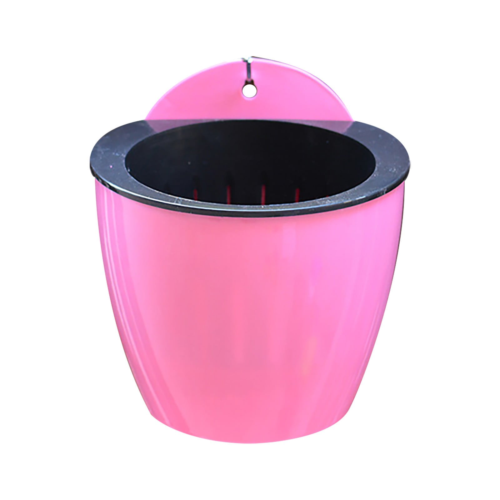 Mfigree Classic 7 Pack Self Watering Flower Pot Wall Hanging, Plastic ...