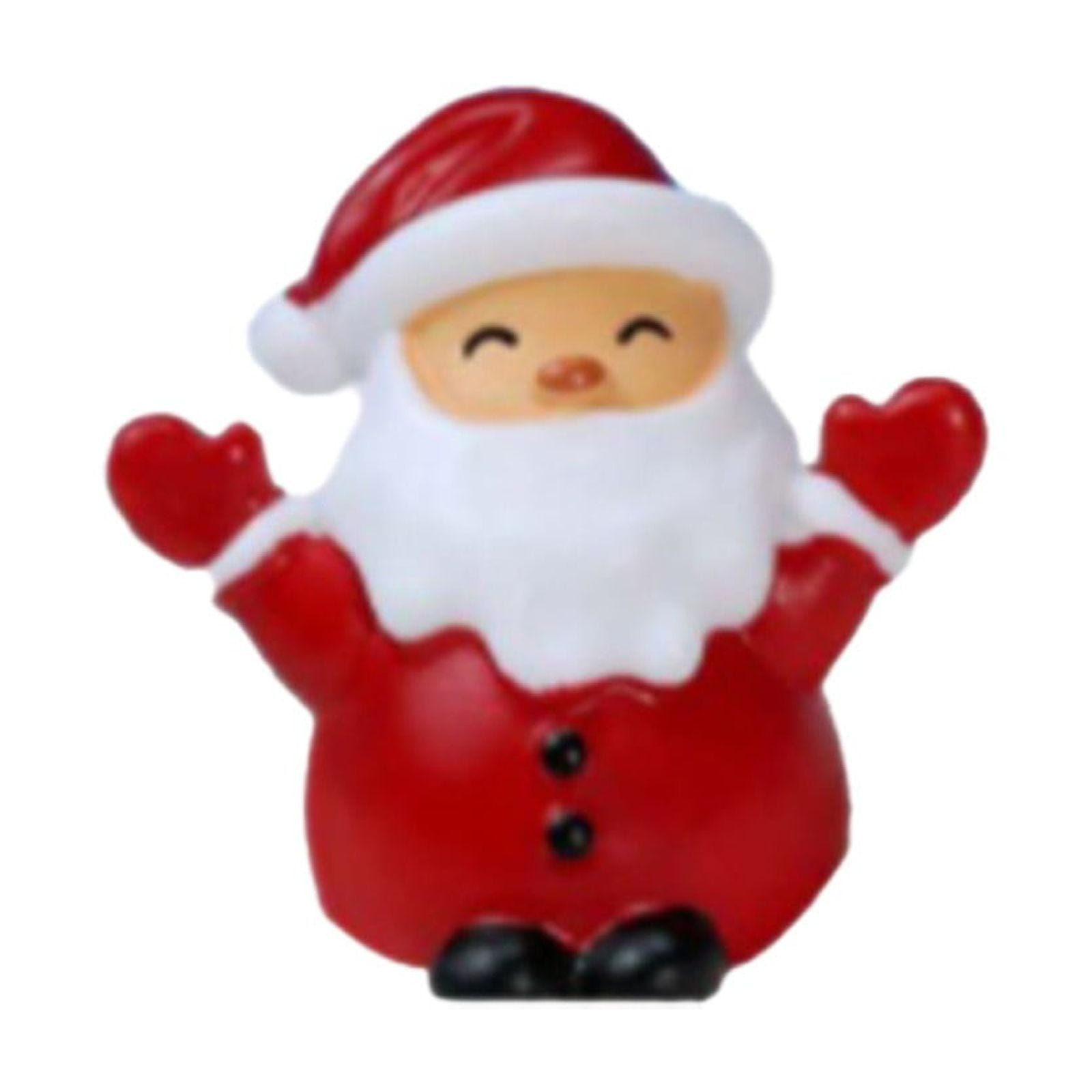 Mfigree Miniature Santa Figurines Desktop Decorations, Small Santa Doll ...