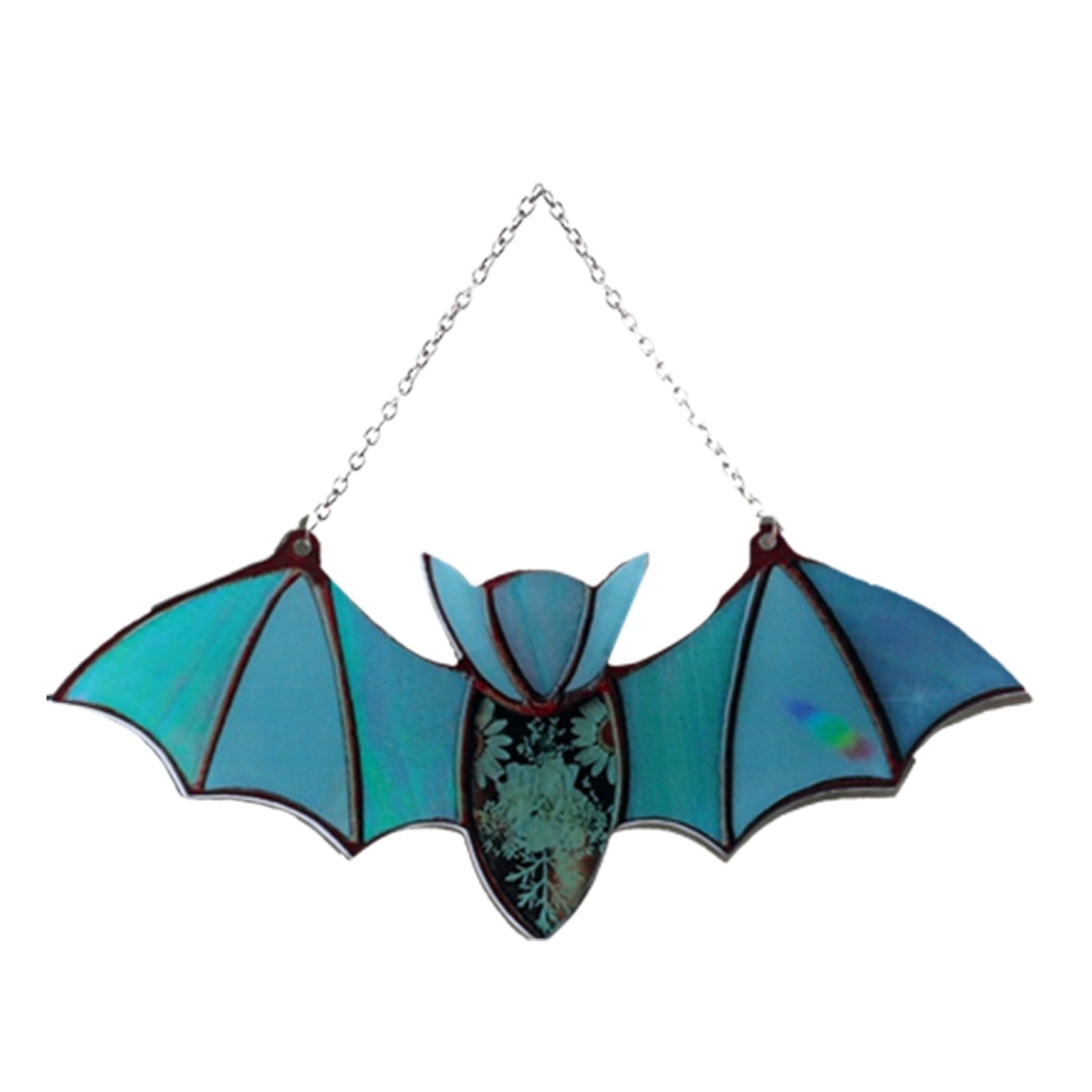 Mfigree Colorful Bat Stained Glass Sun Catcher Window Hanging, Handmade ...