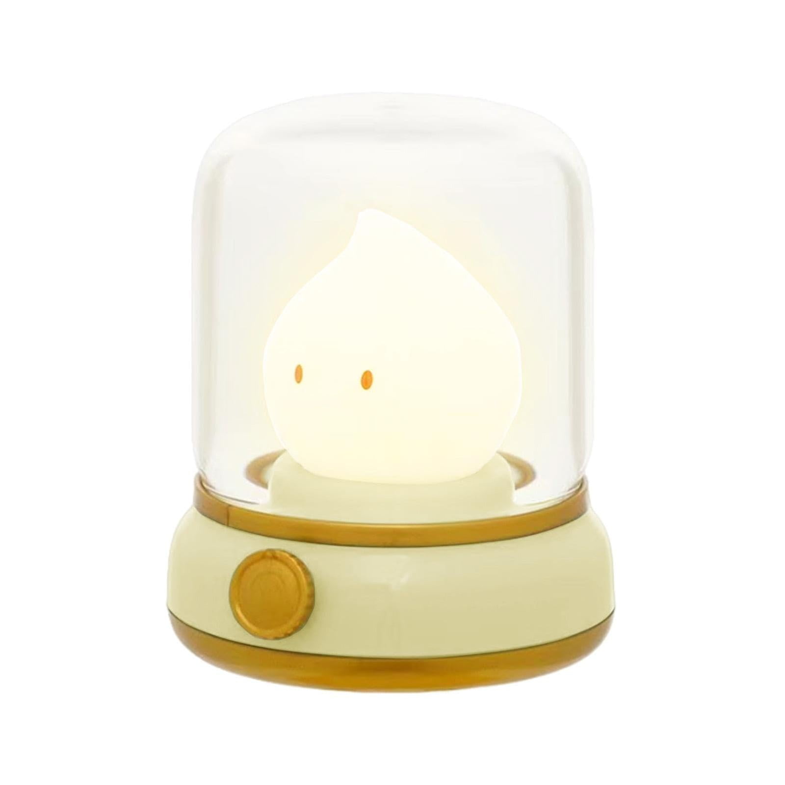 Mfigree Cute Chibi Flame Lamp Cozy Lights Mimics Flickering Flame ...