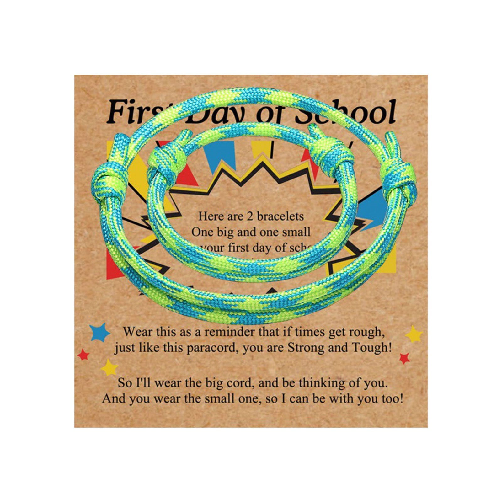 Mfigree Cute First Day Of Kindergarten Bracelet, Back to School ...