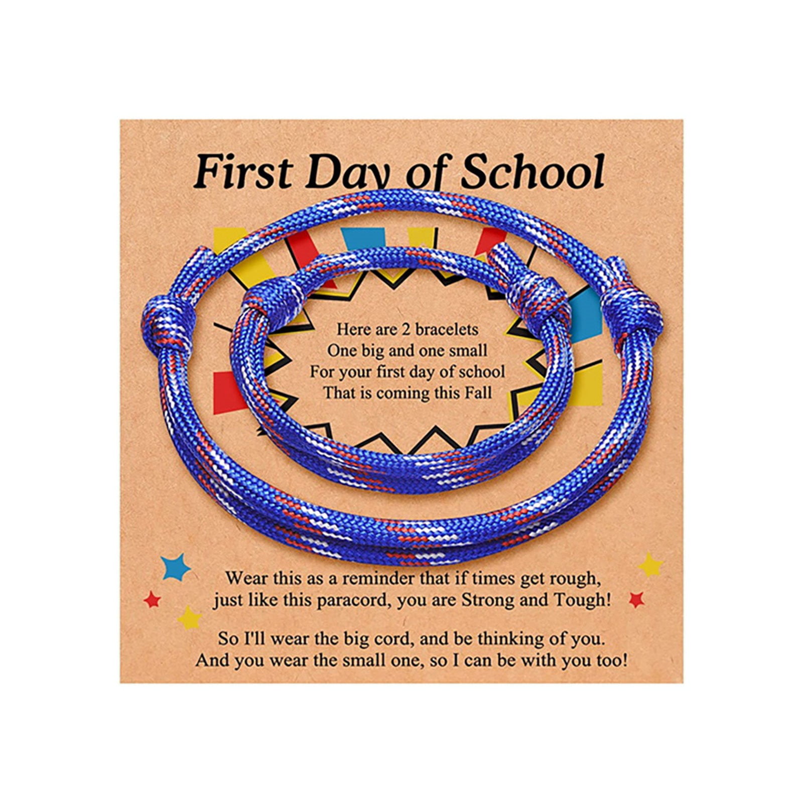 Mfigree Cute First Day Of Kindergarten Bracelet, Back to School ...