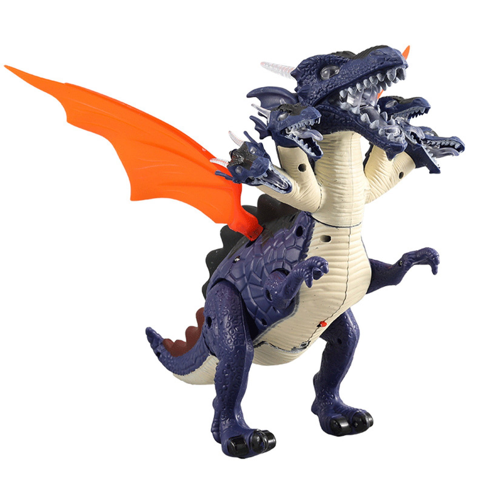 Mfigree Electric Walking Dinosaur Toy For Kids Light Up Five Headed ...