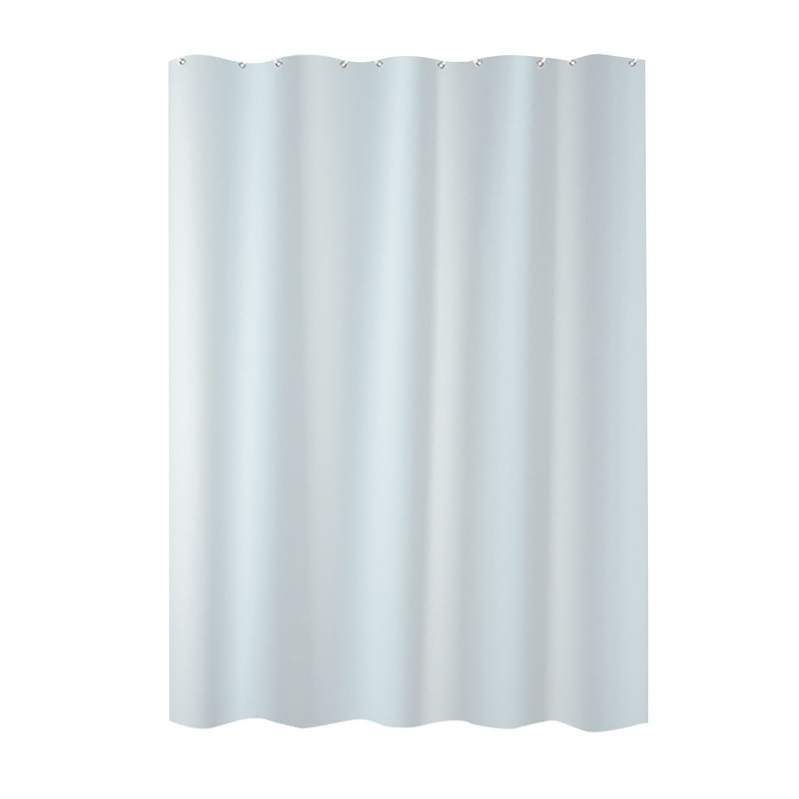 Mfigree Farmhouse Bathroom Solid Color Shower Curtain Set Bath ...