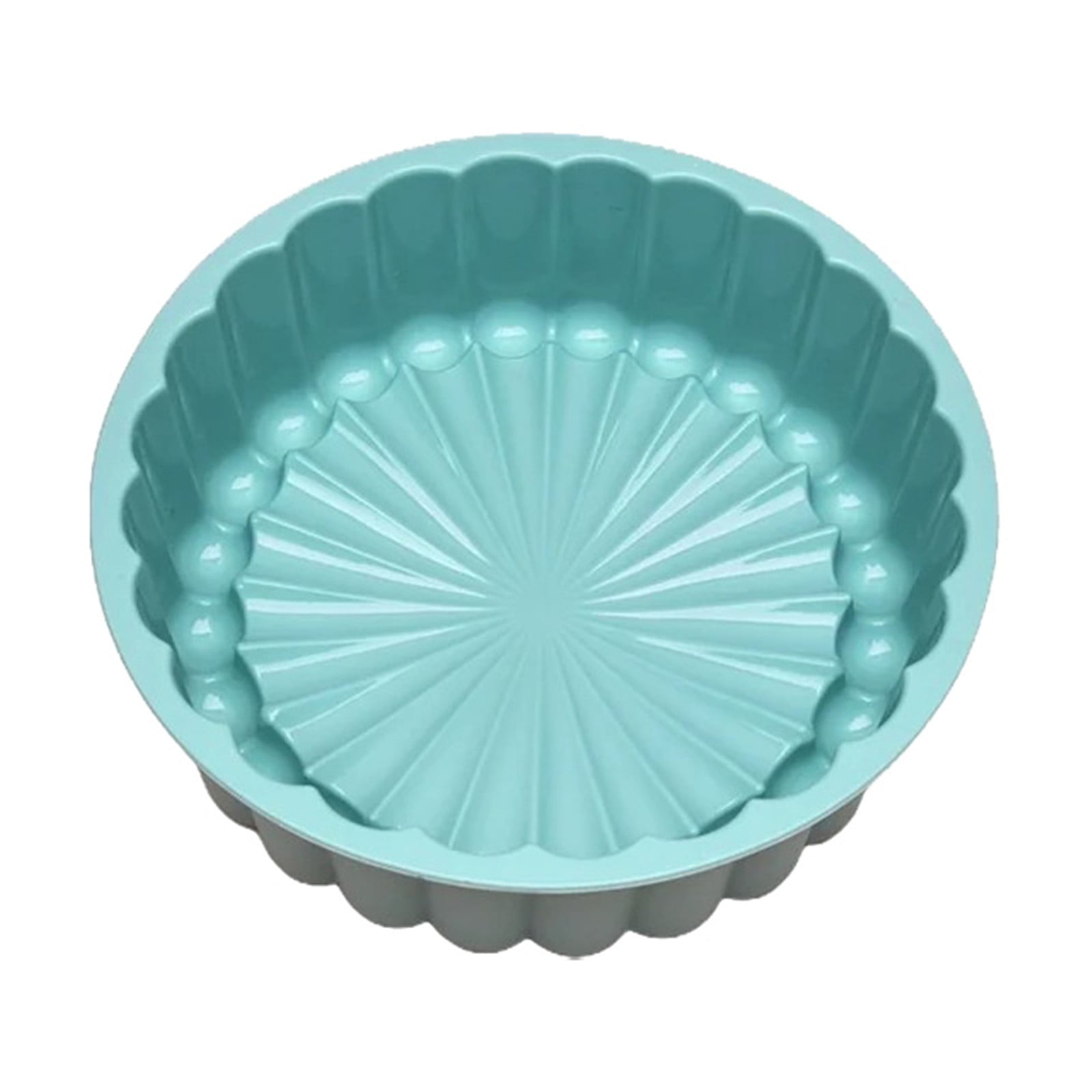 Mfigree Flower Shape Silicone Cake Bread Pie Flan Tart Molds, Large ...