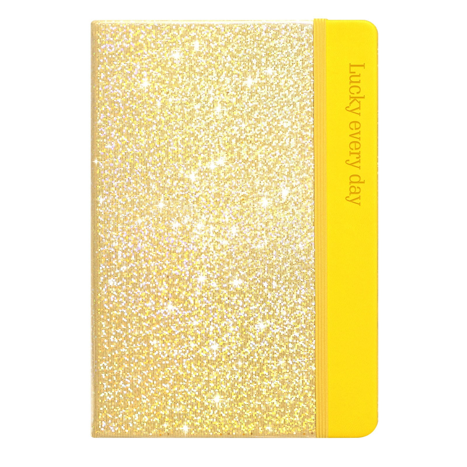 Mfigree Glitter Spiral Notebook, Pages Glitter Never Peel Off Journal ...