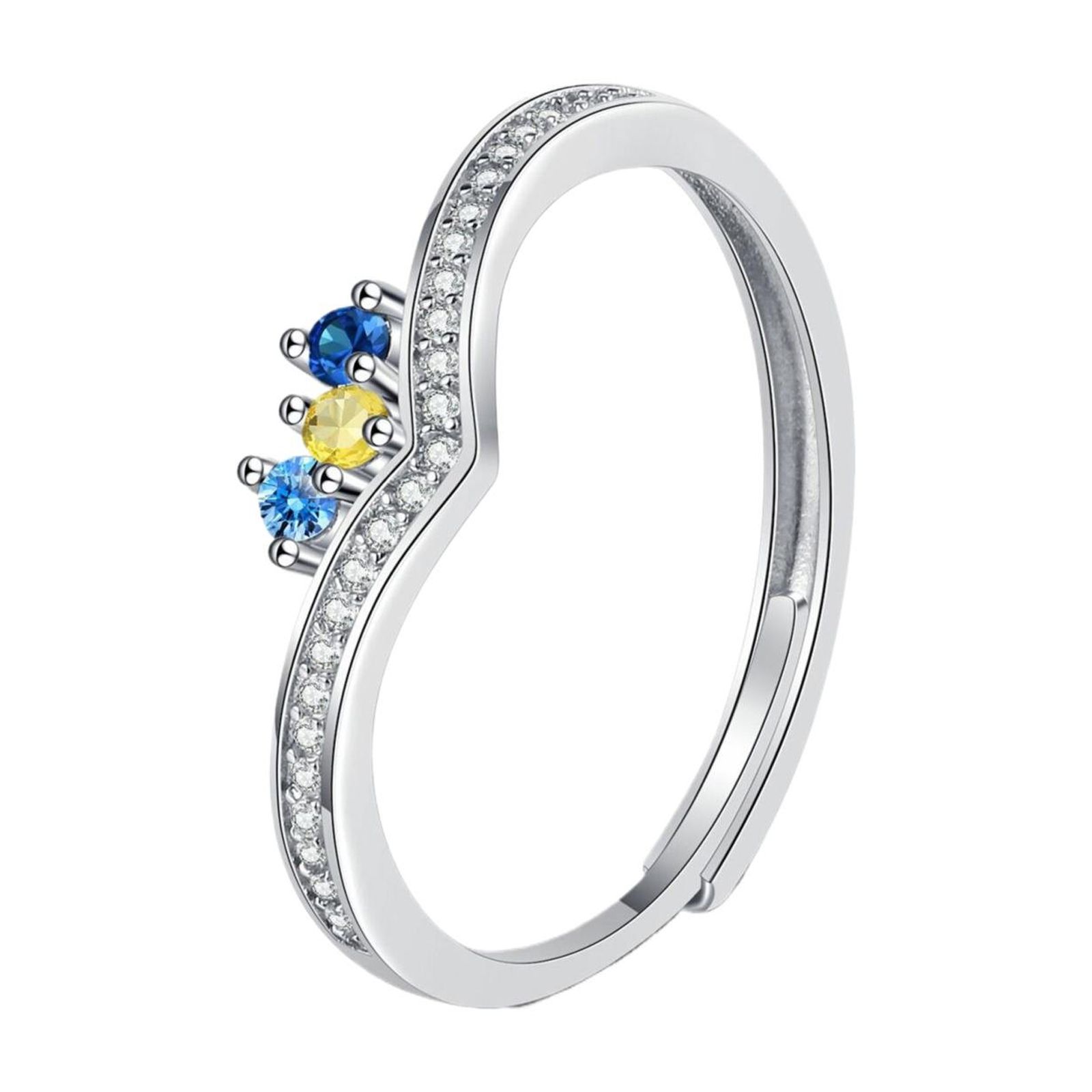 Mfigree Gold/Silver Plated Stacking Rings for Women Gold Silver ...