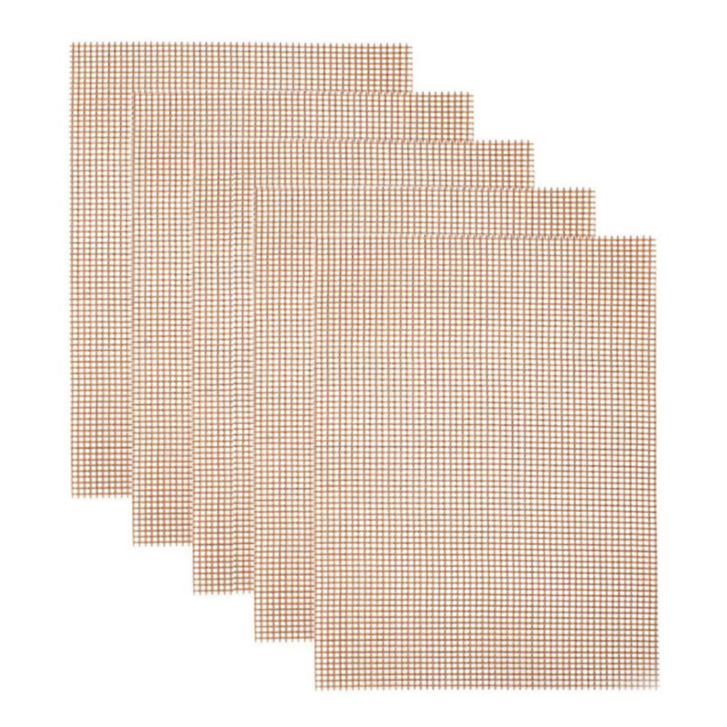 Mfigree Grill Mesh Mat Set,Pack of 5 Grill Mat BBQ Mesh Non Stick ...
