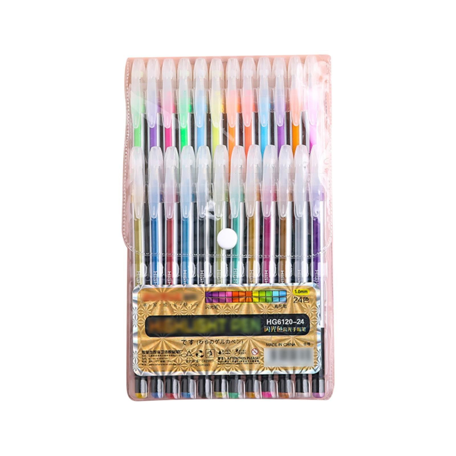 Mfigree Highlighters Assorted Colors and Colored Ballpoint Pens, Easy ...