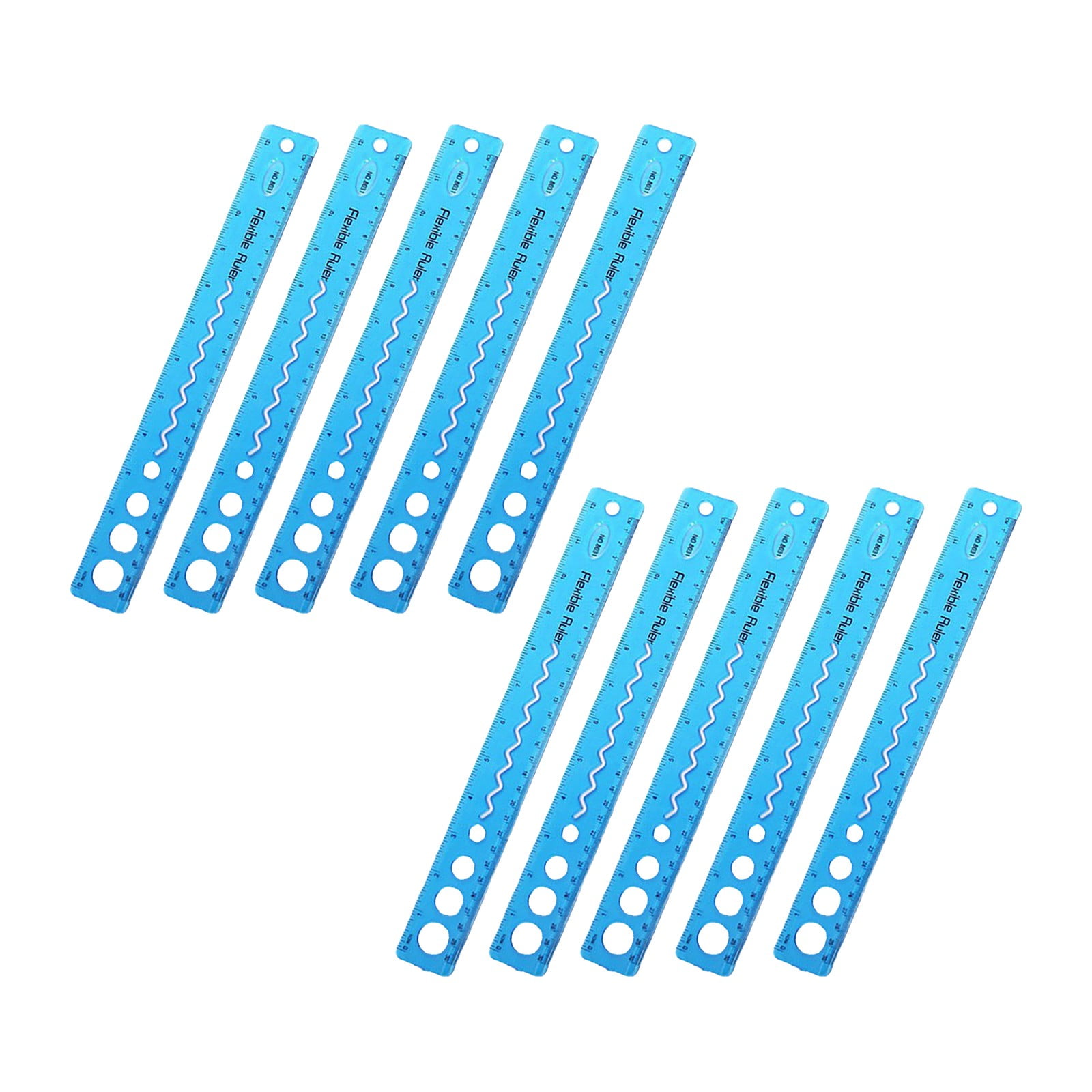 Mfigree Inch Bendable Ruler,Flexible Ruler, Soft Bendable Ruler ...