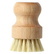 Bamboo Dish Scrub Brushes, Kitchen Wooden Cleaning Scrubbers Set for ...