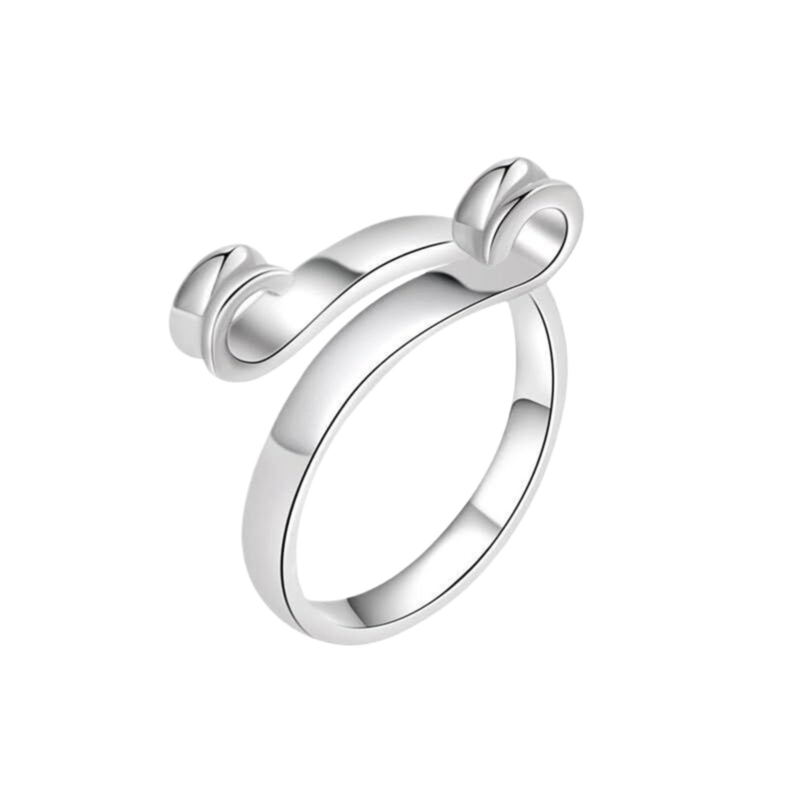 Mfigree Knitting Crochet Ring Metal Open Yarn Finger Holder Adjustable ...