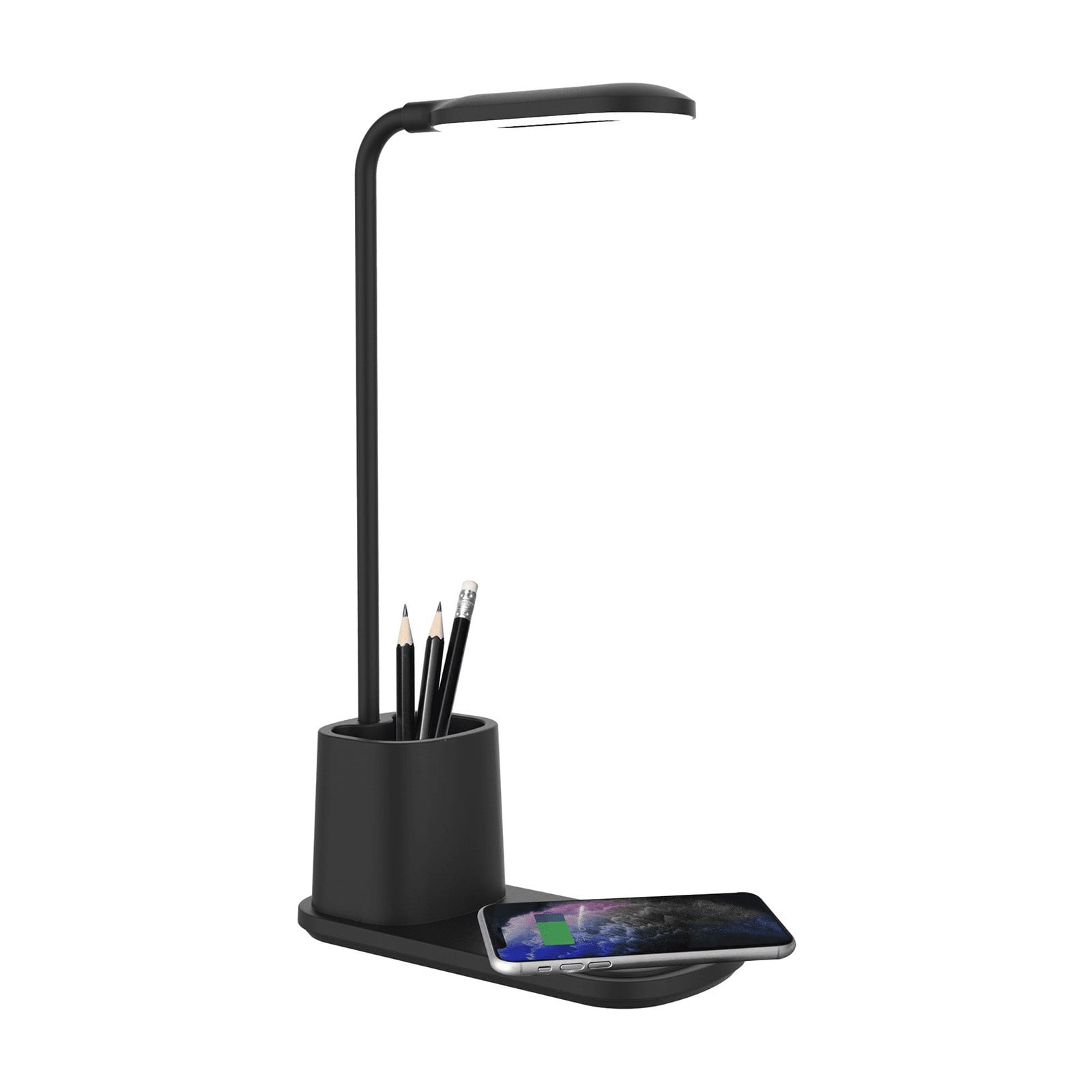 Mfigree Lamp with Wireless Charging Pen Holder LED Indicator LED Desk ...