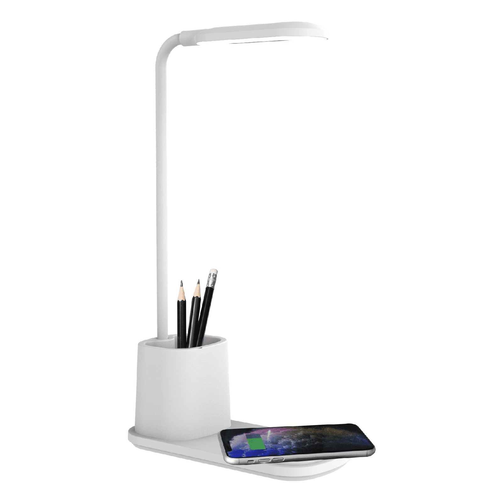 Mfigree Lamp with Wireless Charging Pen Holder LED Indicator LED Desk ...