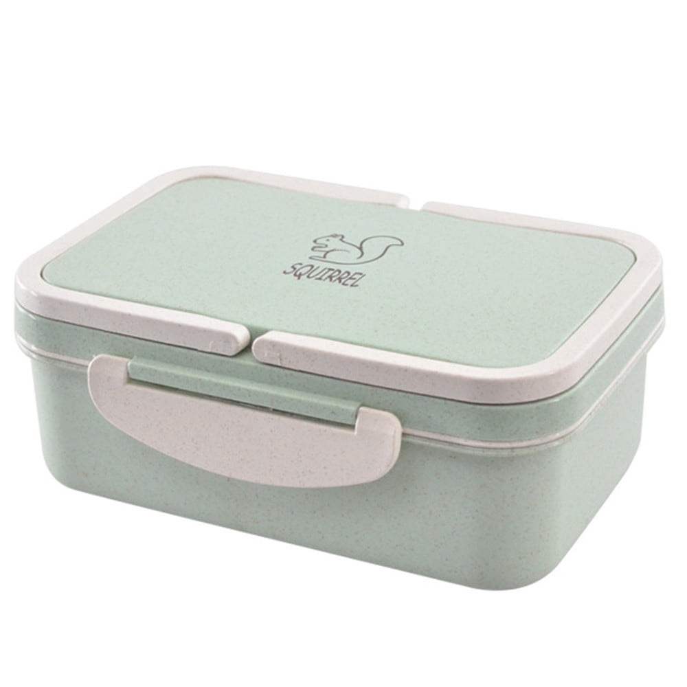 Mfigree Lunch Box Portable Wheat Straw Picnic Microwave Bento Food ...