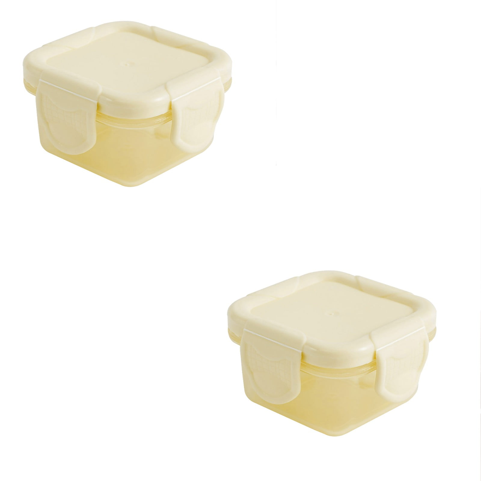 Mfigree Mini Plastic Food Storage Containers with Lids, Small Airtight ...