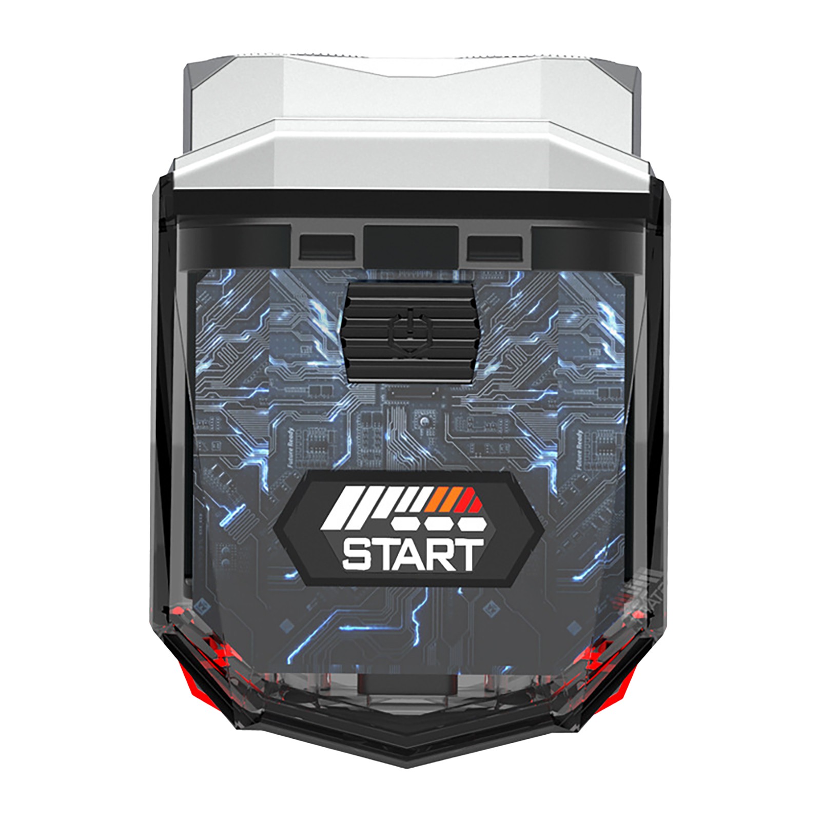 Mfigree Mini Transparent Body Head Shaver, 2024 New Mini Shaver USB ...