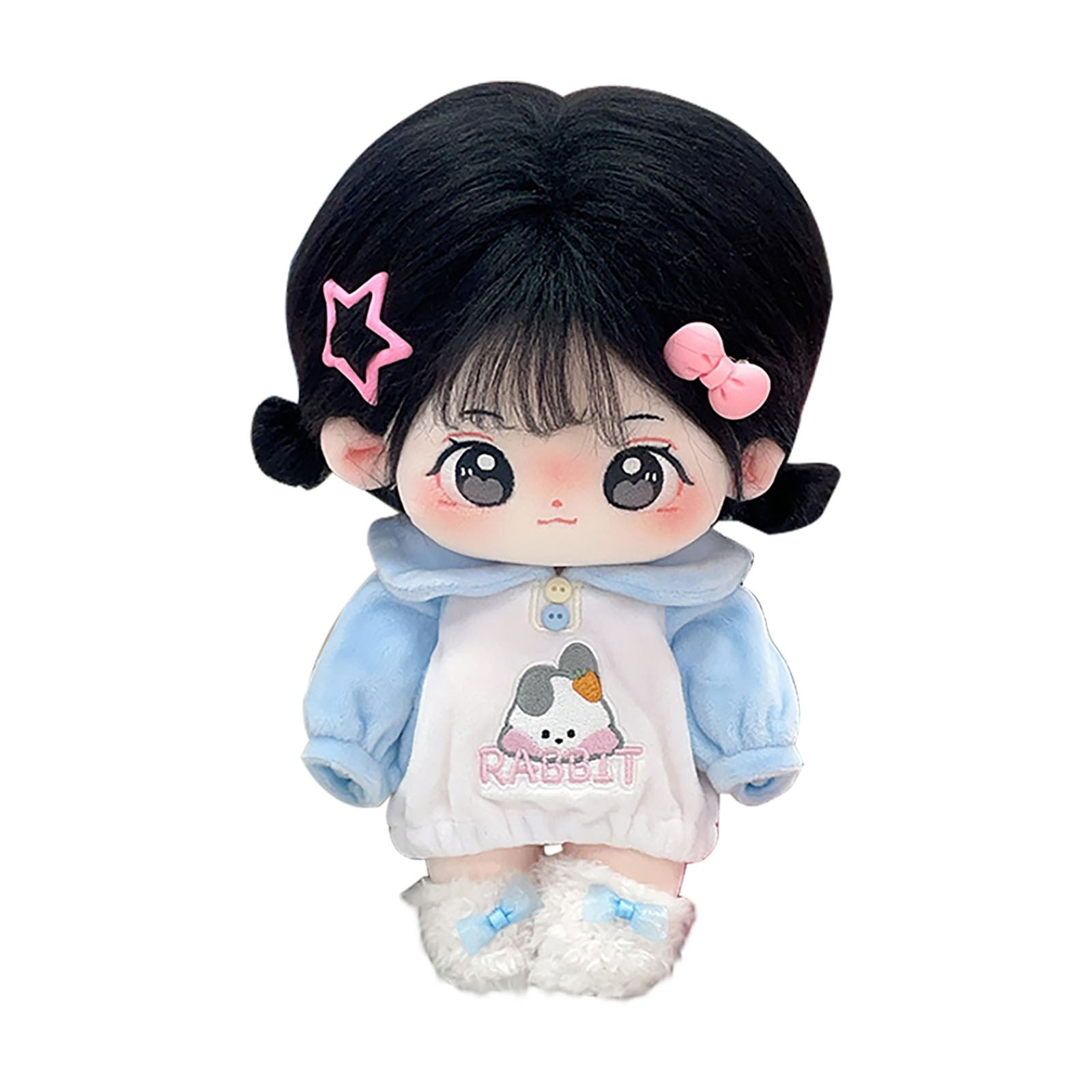Mfigree Plush Doll, 20cm Cute Cotton Doll with Skeleton, Anime Plushies ...