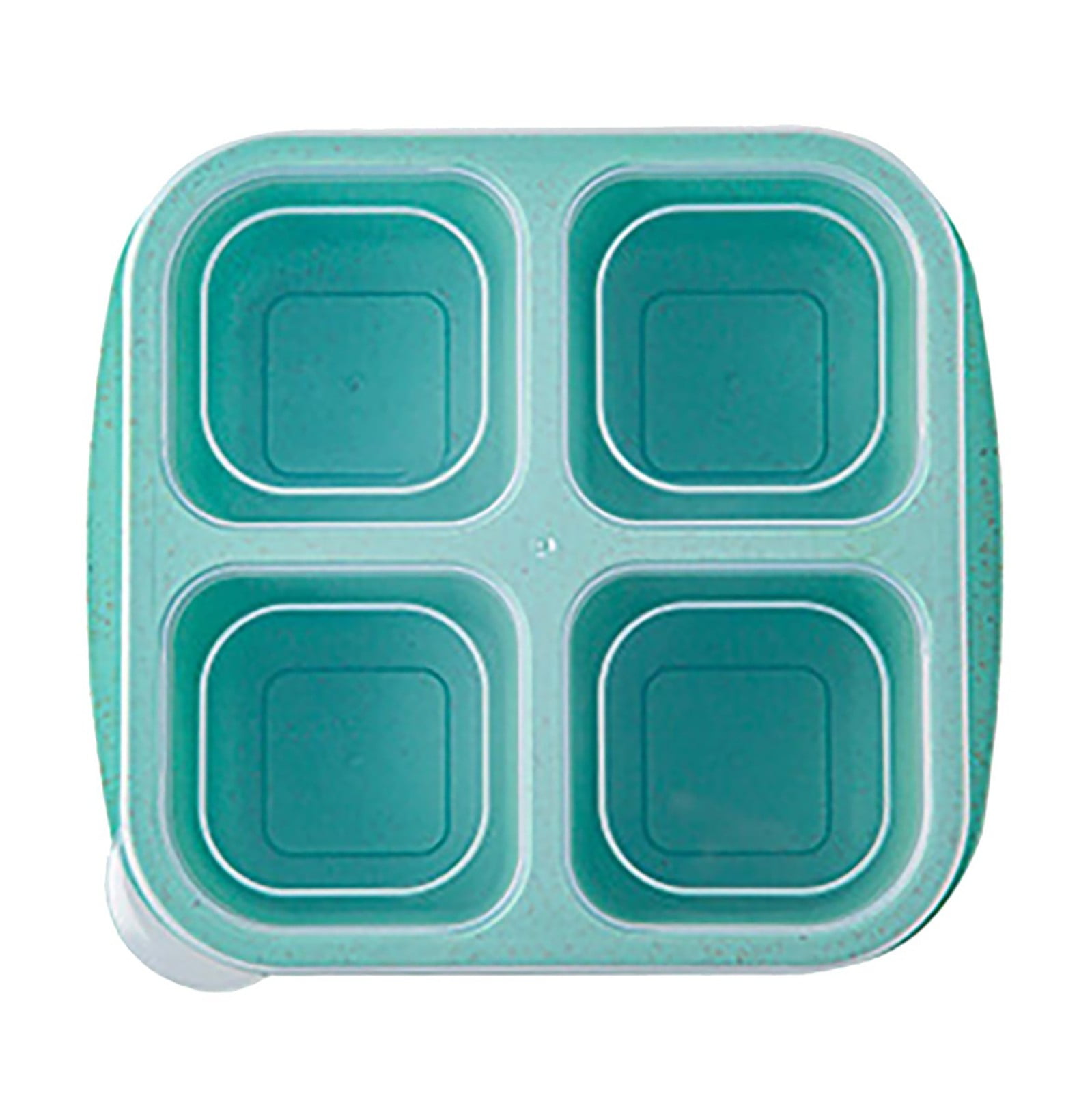 Mfigree Portable Snack Containers, Divided Bento Snack Box, 4 ...