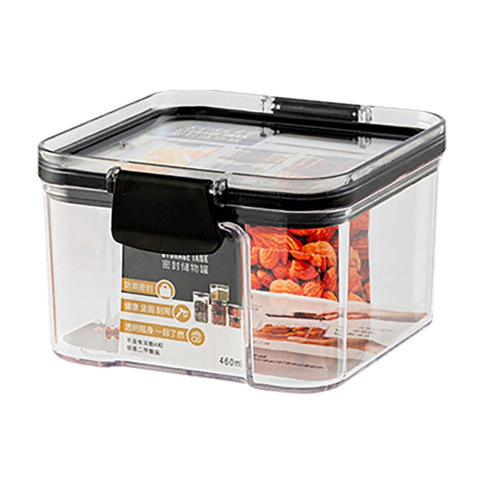 Mfigree Reusable Airtight 4 Pc Mini Container Set Clear Plastic Food ...