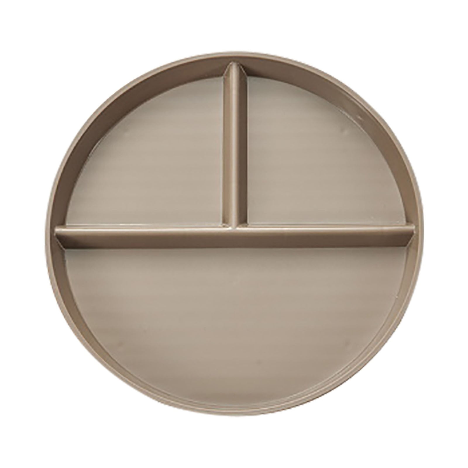 Mfigree Reusable Divided Plate， 9.4 Inch Round Bariatric Plate with 3 ...