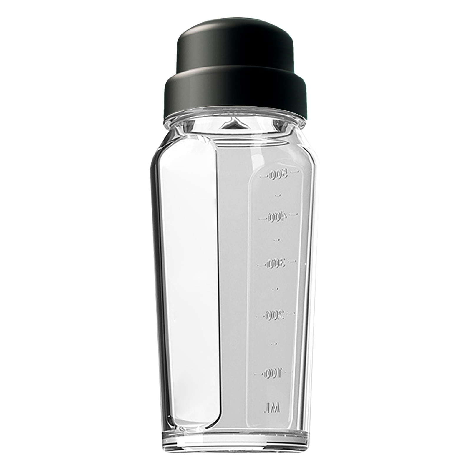 Mfigree Reusable Square Glass Milk Bottle with A Silicone Dispenser Cap ...