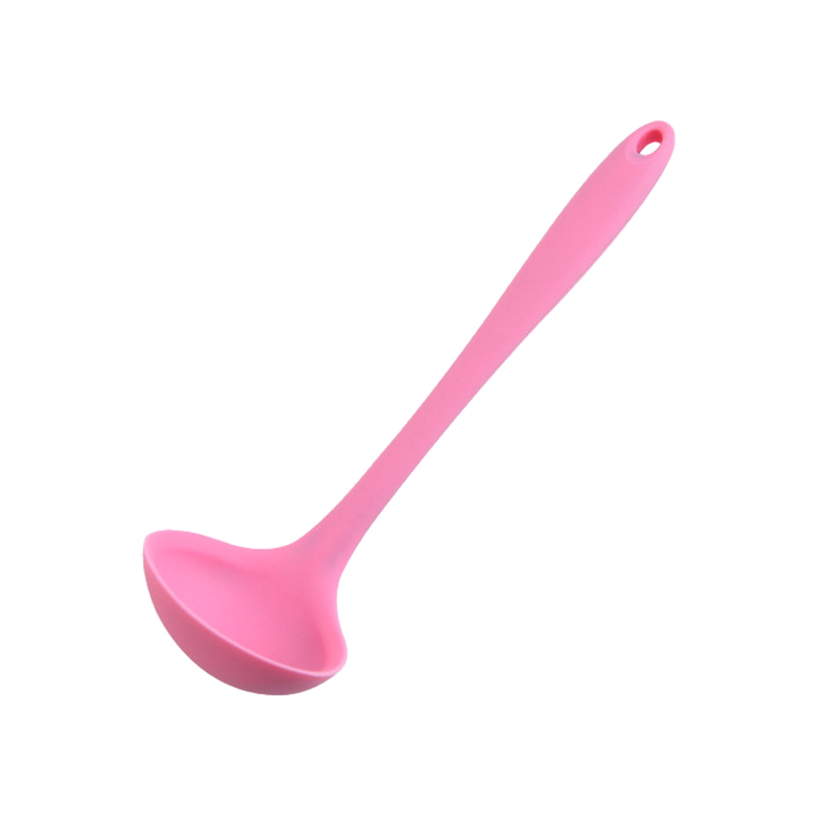 Mfigree Small Silicone Soup Ladle,Eat Resistant Non-Stick Kitchen Deep ...
