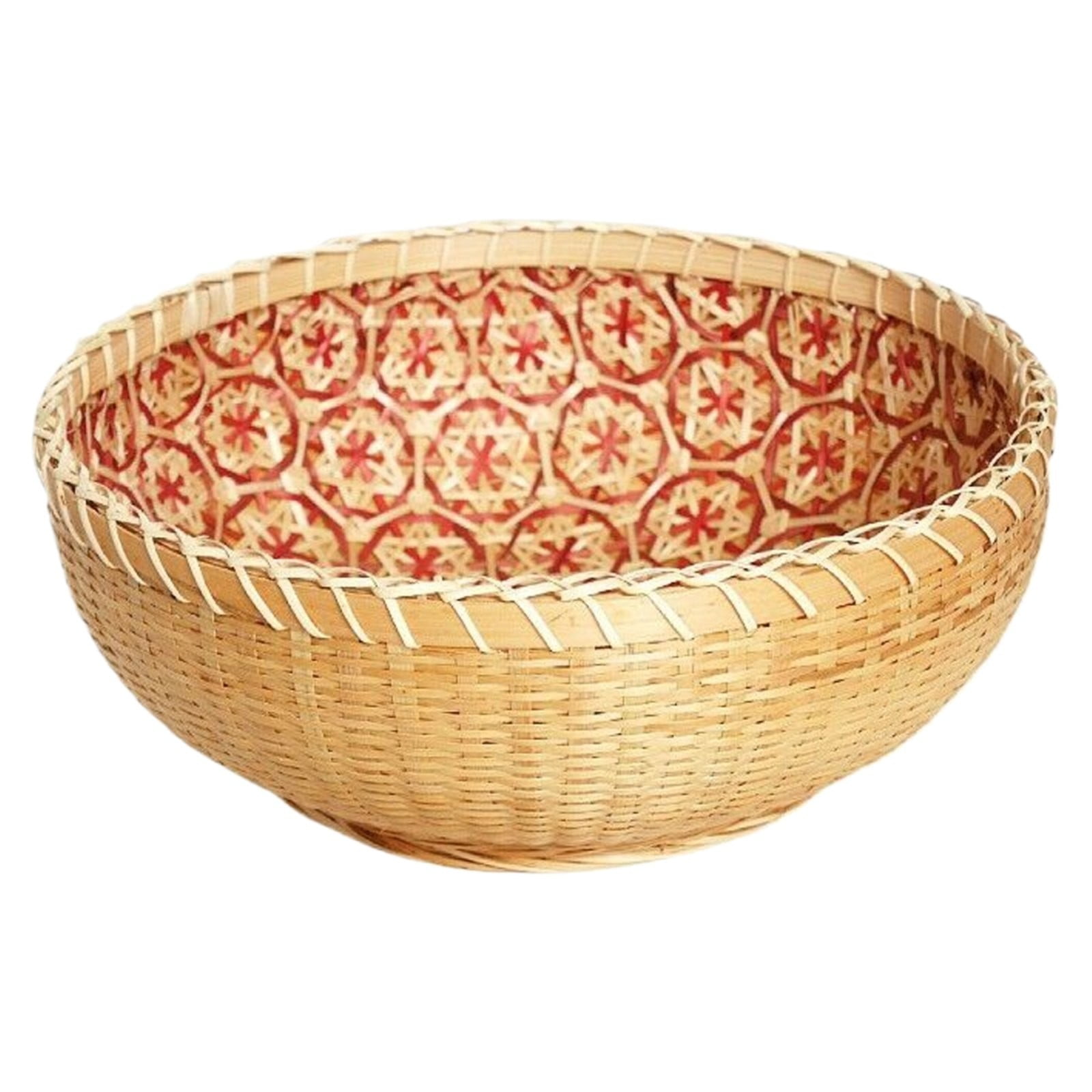 Mfigree Small Woven Storage Basket for Kitchen Counter Shelves, Fruit ...