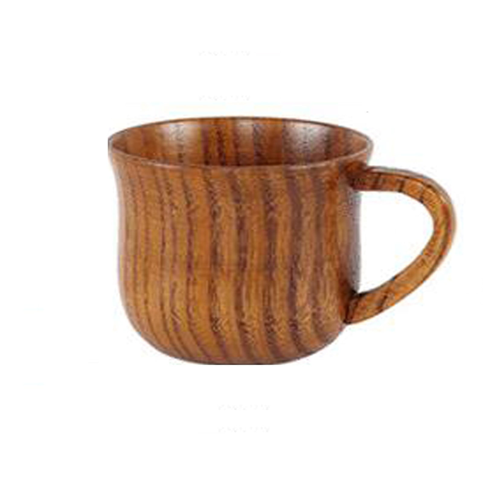 Mfigree Solid Wood Retro Wooden Coffee Cup Restaurant Insulation Wooden ...