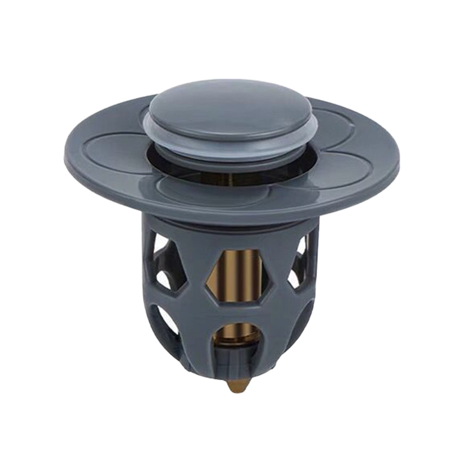 Mfigree Stainless Steel Bullet Core Push Type Basin Pop-up Drain Filter ...