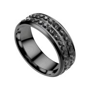 Metal Masters Titanium Mens .9Ct Wedding Band Engagement Ring 9-Large ...