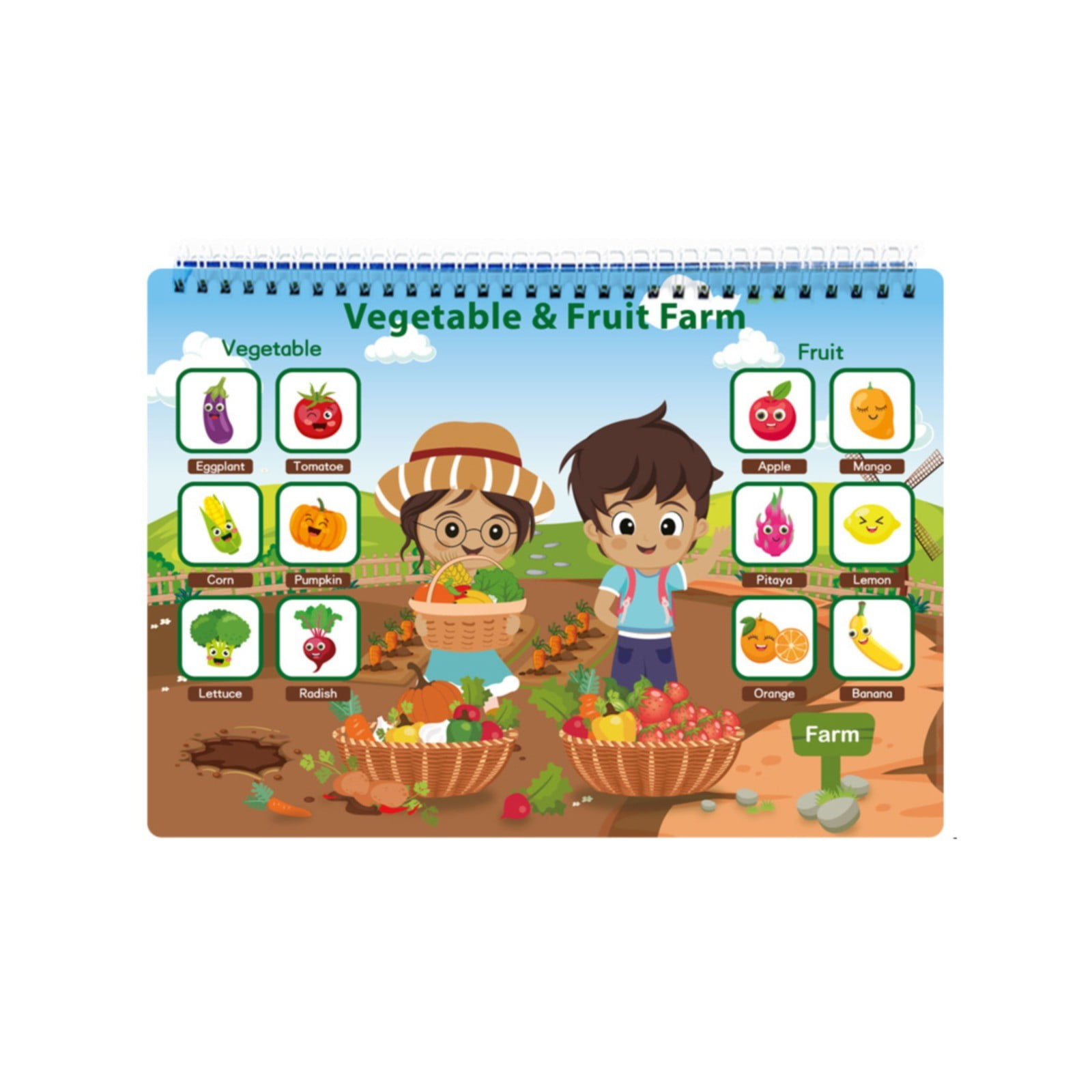 Mfigree Toddler Activities Preschool Learning Busy Book 16 Themes ...