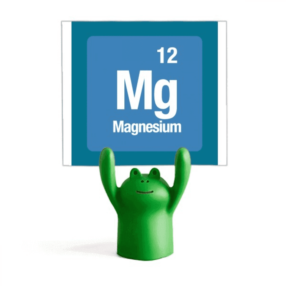 Mg Magnesium Checal Element chem Memo Holder Cartoon Animal Frog Stand ...