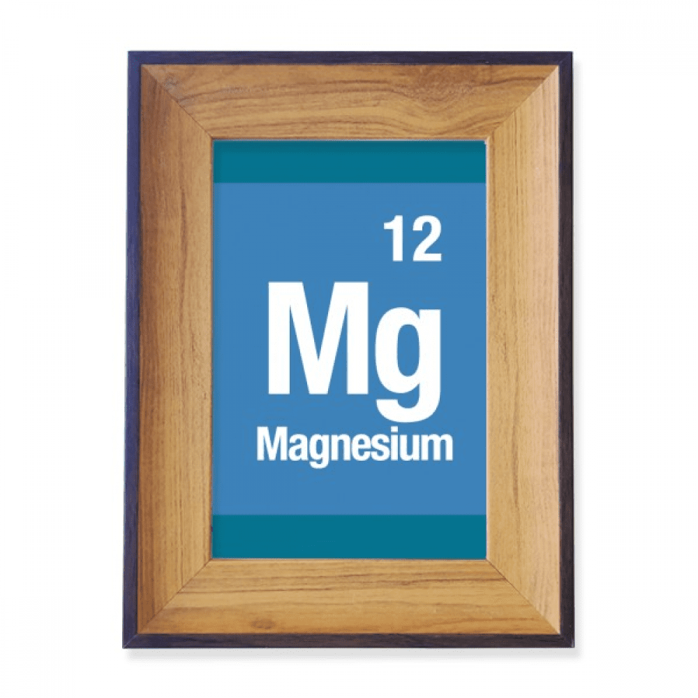Mg Magnesium Checal Element chem Photo Frame Exhibition Display Art ...