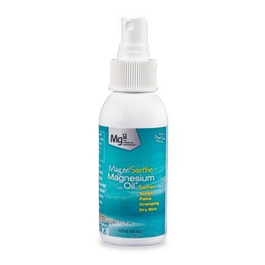 Mg12 MagneSoothe Magnesium Oil 3 oz Spray - Walmart.com