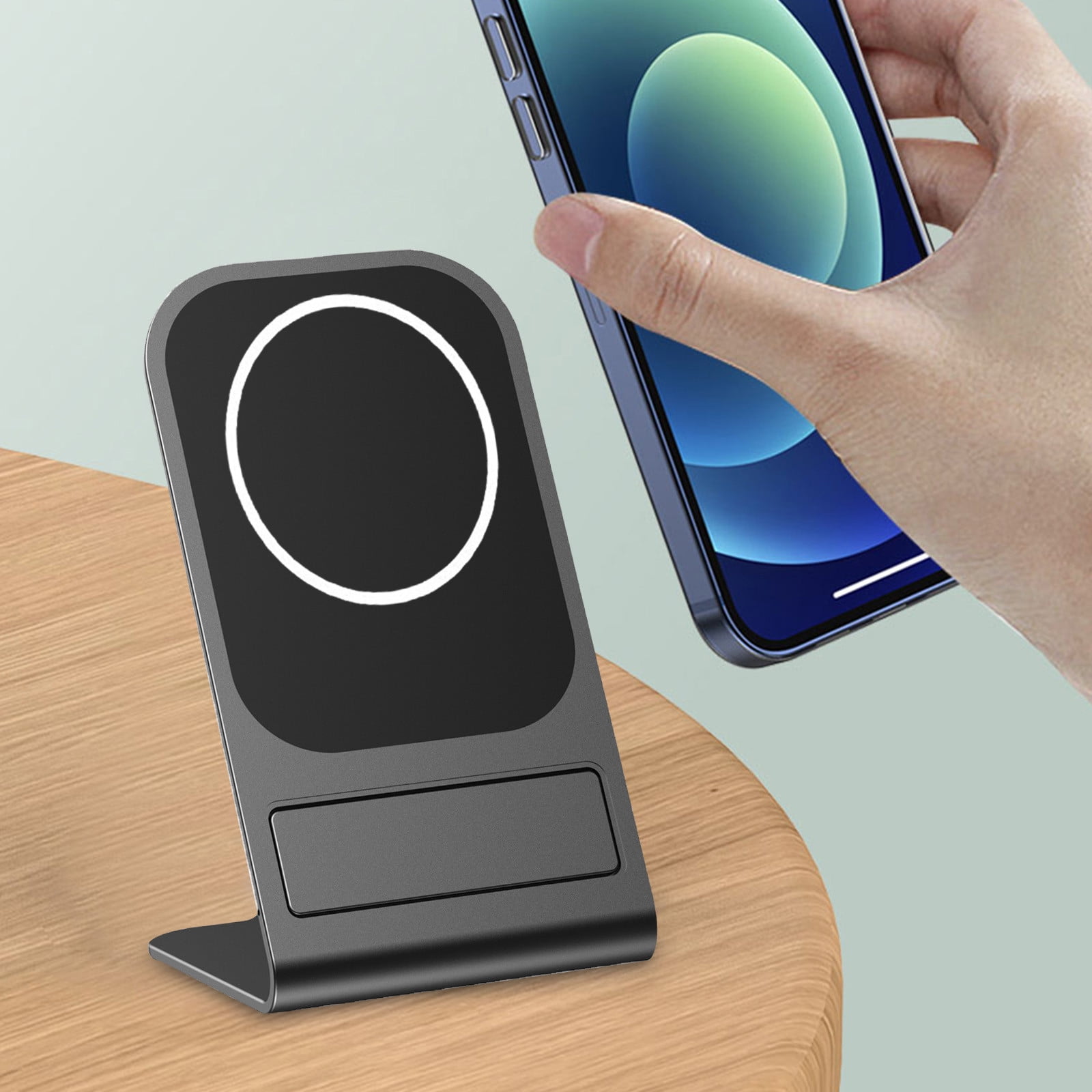 Mgaxud 15W Folding Aircraft-Grade Magnetic Wireless Charger, Black ...