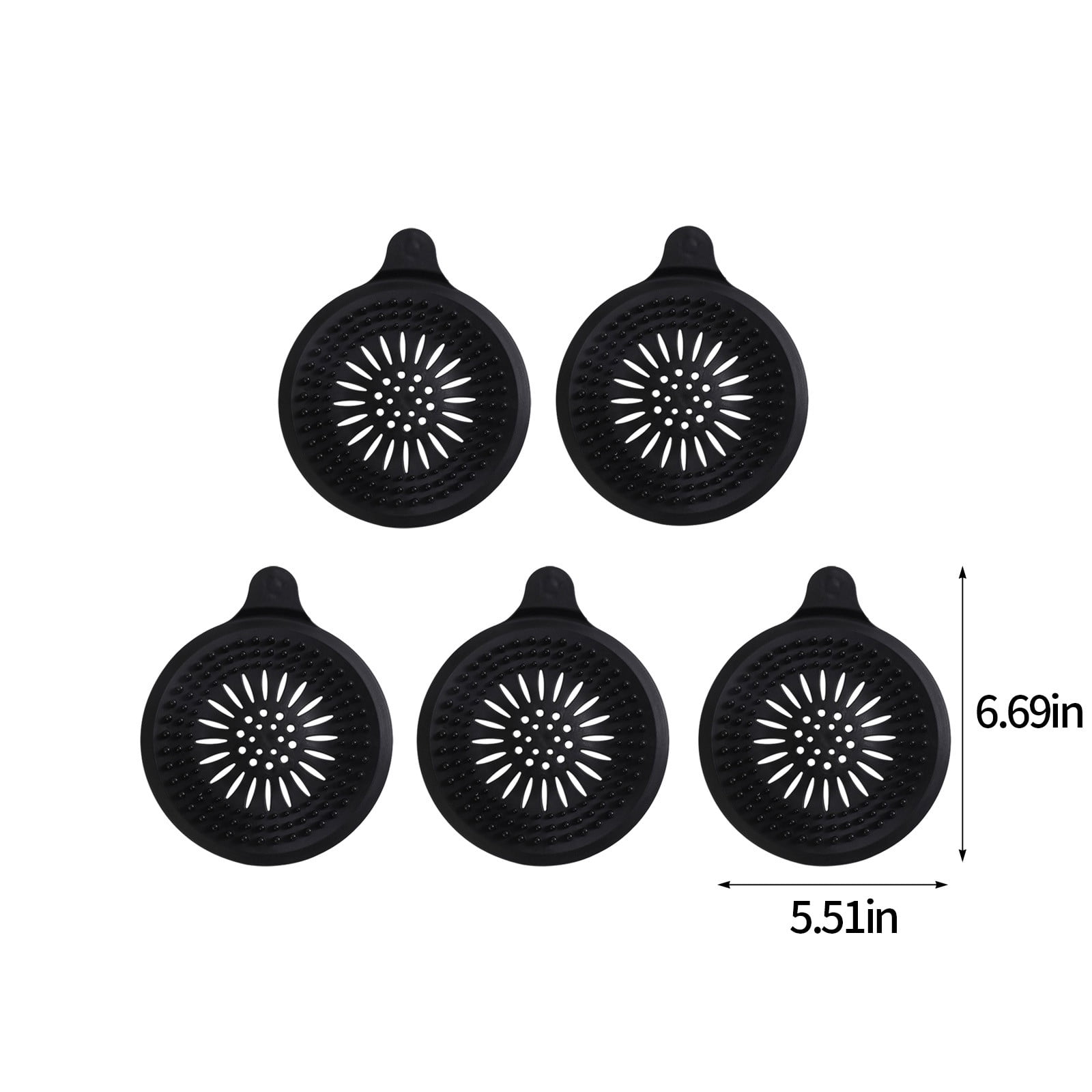 Mgaxud 5-Pack Drainage Outlet Catcher for Shower, Sink, and Bathtub ...
