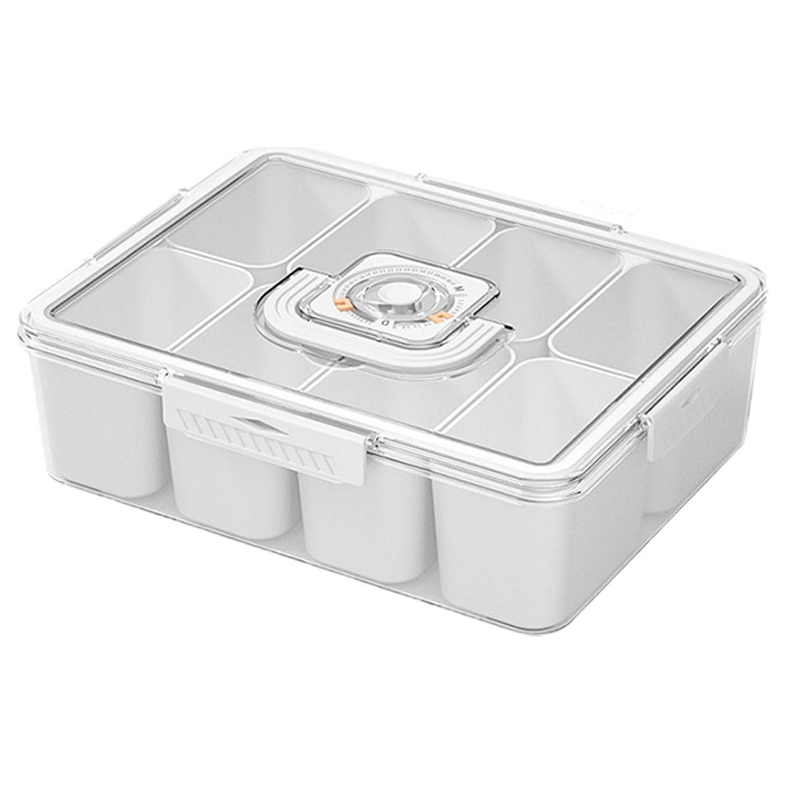 Mgaxud Airtight Plastic Food Storage Container with Leak-Proof Lid ...