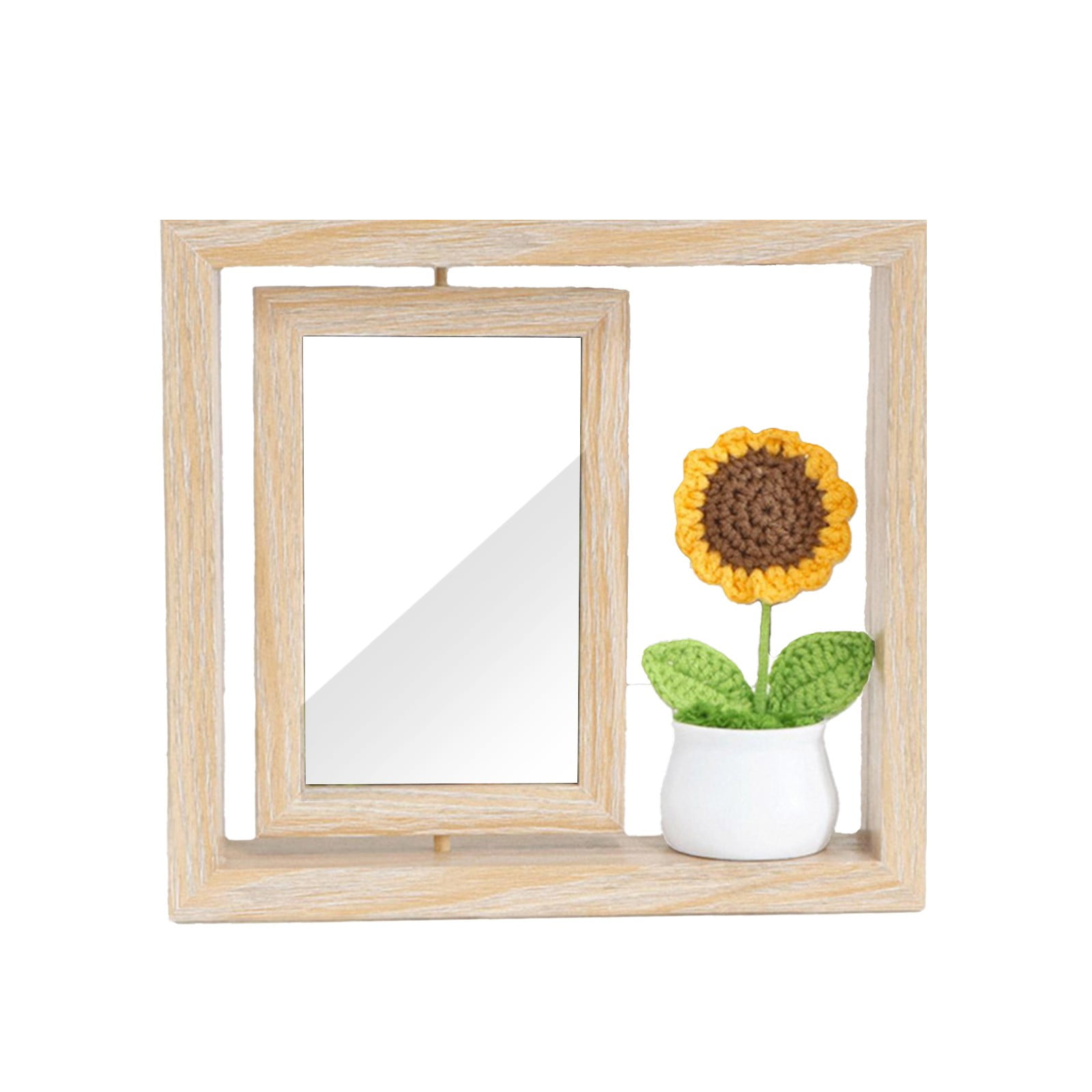 Mgaxud Double-Sided Rotating Photo Frame - 6 Inch Essential Gift for ...