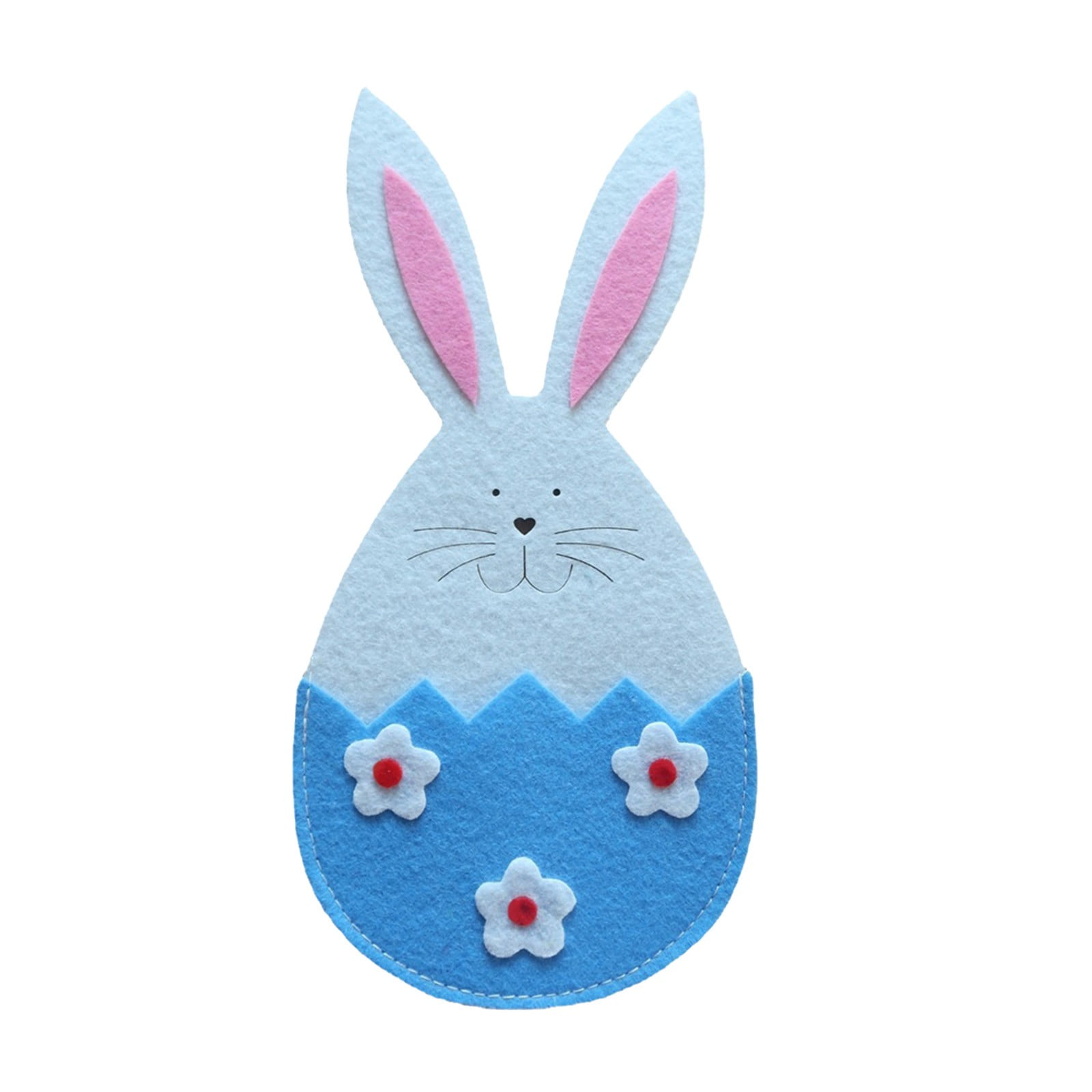 Mgaxud Easter Utensil Cutlery Pouch Bags - Cloth Silverware Bags for ...