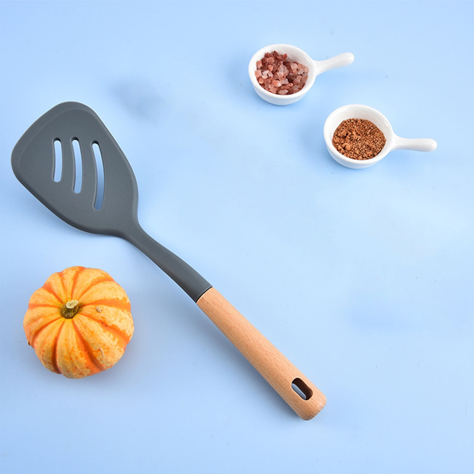 Mgaxud Eco-Friendly and Ergonomic Wooden Handle Rice Spoon - Non-Stick ...