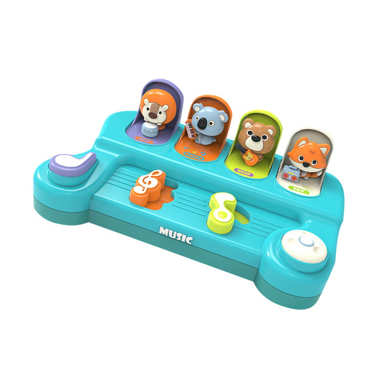 Mgaxud Interactive Musical Toy for Kids - Animal Figures with Bright ...